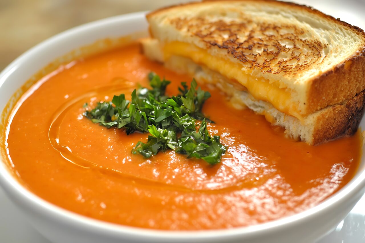 The Ultimate Comfort Food Duo: Grilled Cheese Recipe & Tomato Basil ...